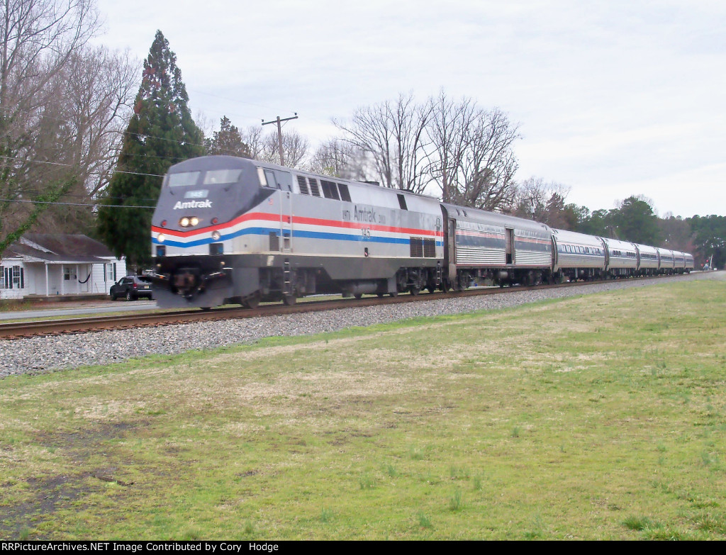 Amtrak 80 with 145
